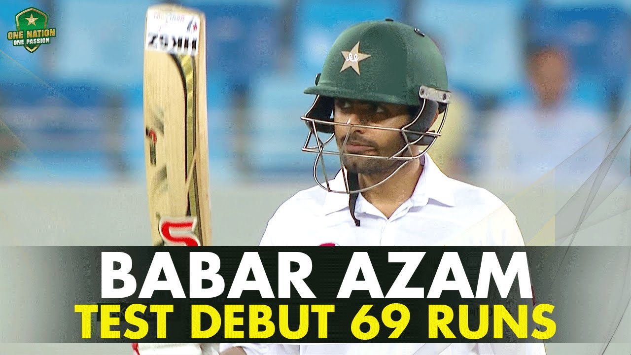 Babar Azam’s Remarkable Test Debut: 6️⃣9️⃣ Runs vs West Indies | 1st ...