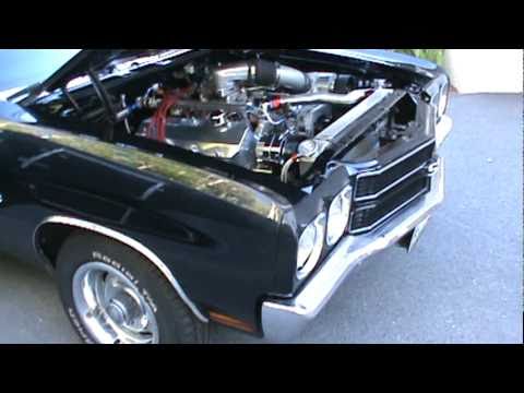 1970 chevelle aluminum 572 f2 procharger accell dfi fuel injected - YouTube