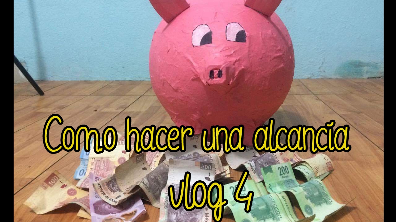 Como hacer una alcancía de papel - YouTube