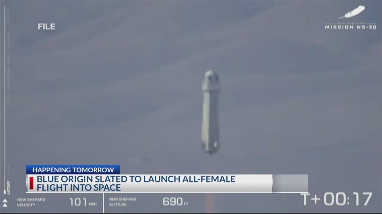 Blue Origin to launch all-female flight into space - YouTube