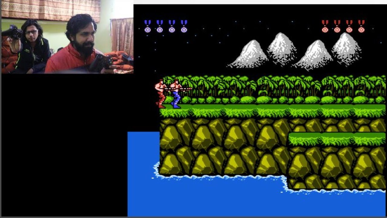 Playing Contra till final level - YouTube