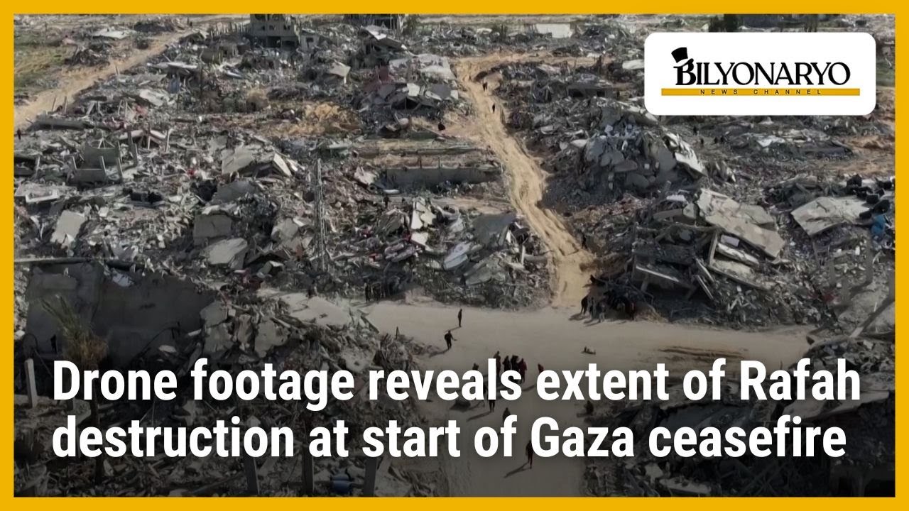 Drone footage reveals extent of Rafah destruction at start of Gaza ...