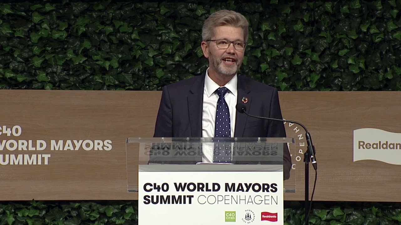 Frank Jensen, Lord Mayor of Copenhagen, closes the C40 World Mayors ...