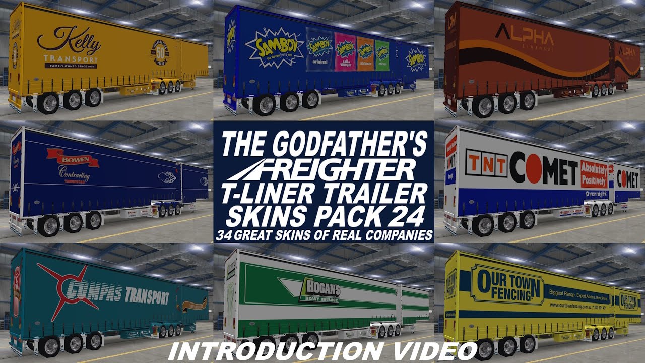 The Godfather's Freighter T-Liner Trailer Skins Pack 24 Mod ...