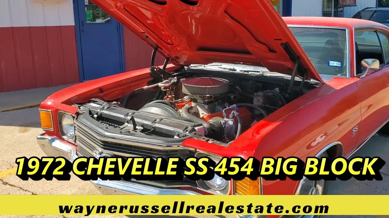 1972 Chevelle SS 454 big block - YouTube