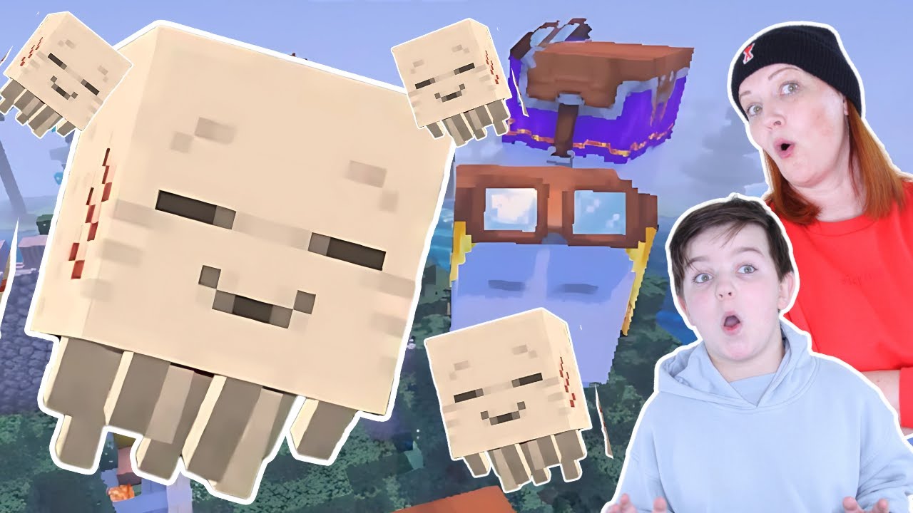 How to get Happy Ghasts in MINECRAFT | Gameplay with Ima and Jessy ...