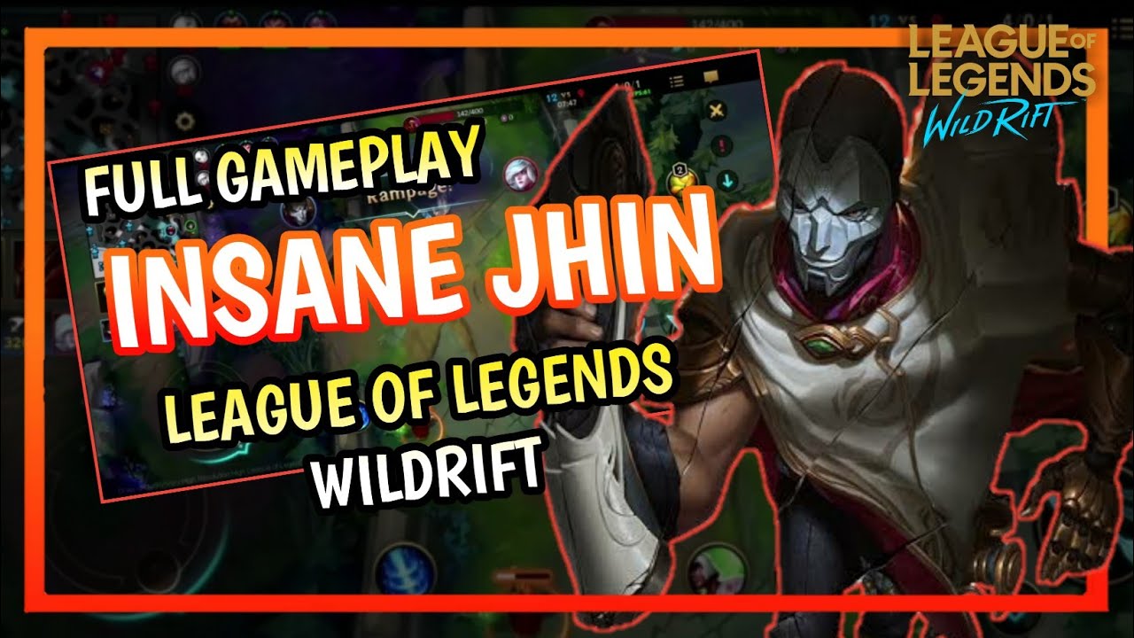 Full gameplay JHIN | Gameplay lol mobile Indonesia - YouTube