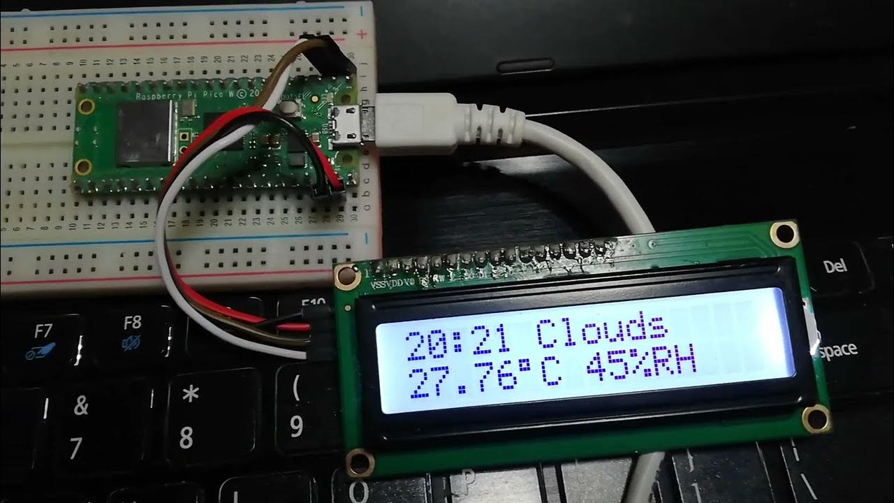RPi Pico W Weather Station Clock using MicroPhython (2) - YouTube
