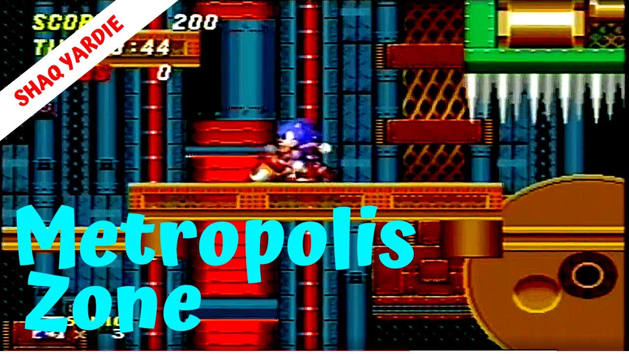 Sonic The Hedgehog 2 - Part 8 - Metropolis Zone - YouTube