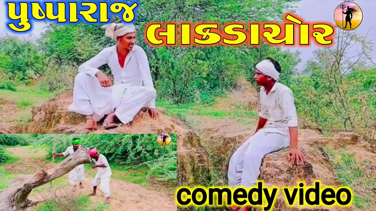 પુષ્પા રાજ લાકડા ચોર😀||pushpa raj lakda chor||#mahakalgj24#ગુજરાતી ...