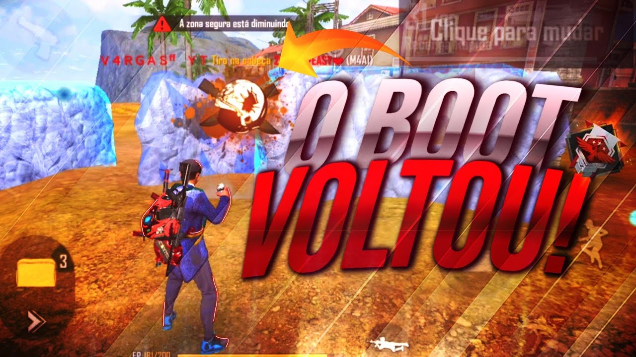 O BOOT ESTA DE VOLTA!|highlights|free fire - YouTube