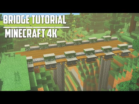 ⚒️ Cara membuat 🌉jembatan di minecraft - YouTube