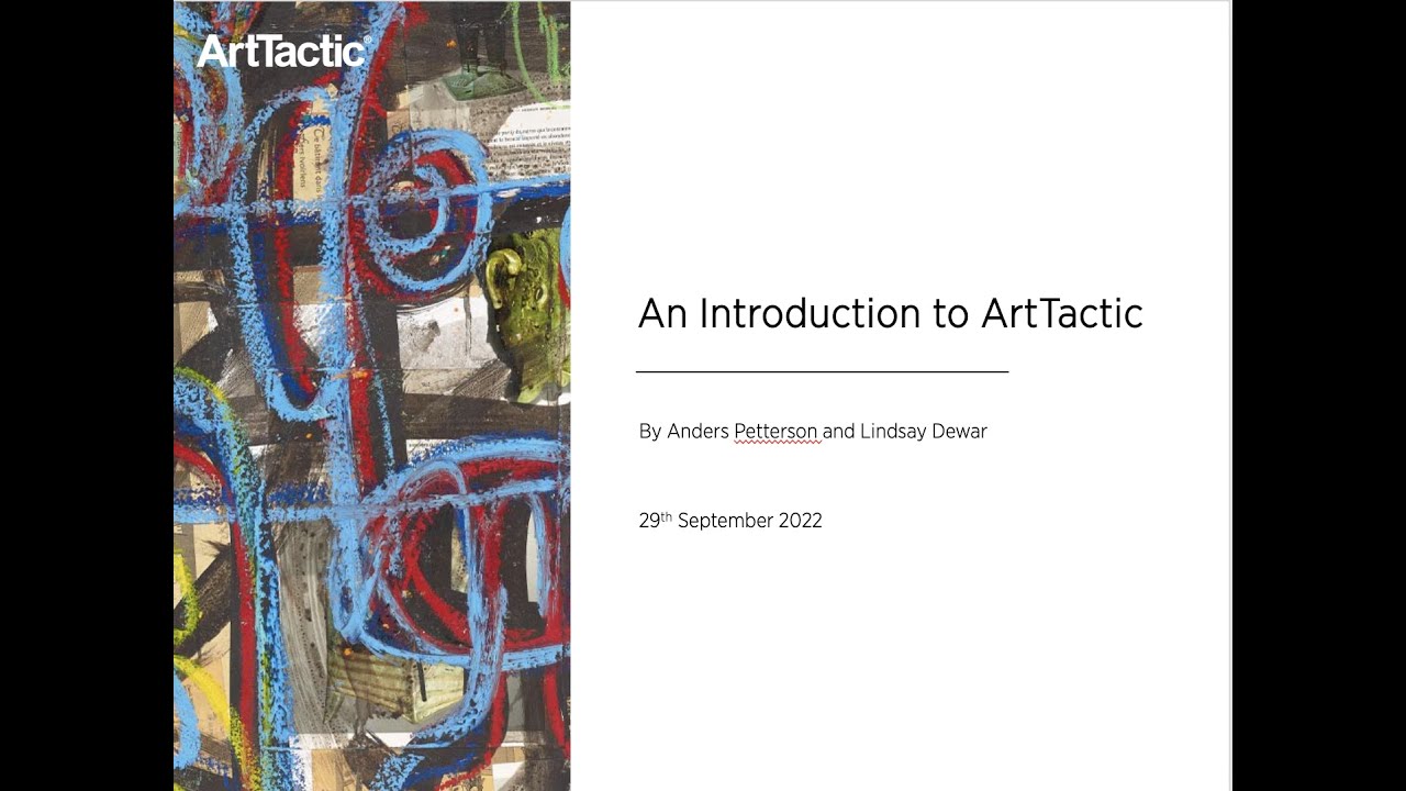 ArtTactic Webinar September 2022 - YouTube