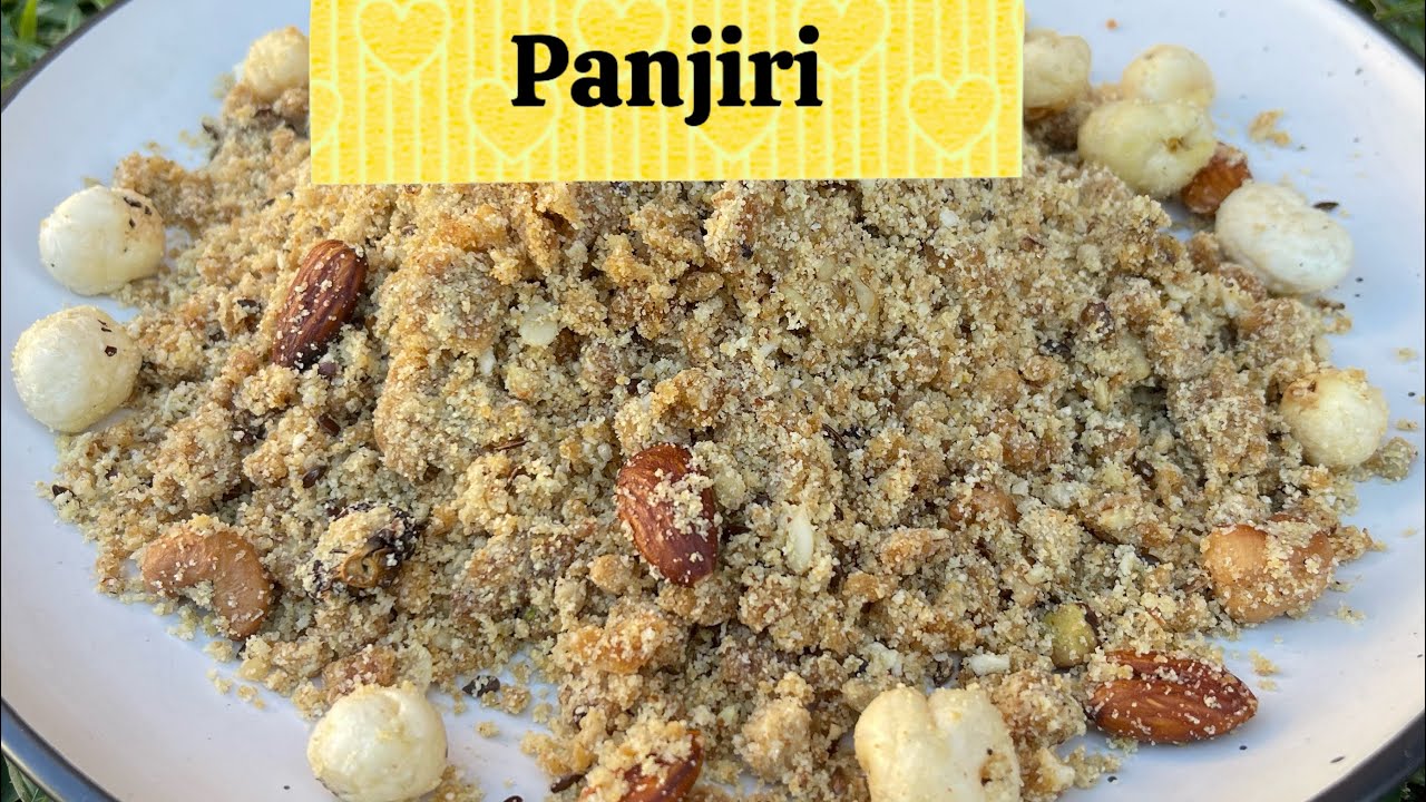 Panjiri Recipe for New Moms | Best for Back Pain,Joint Pain | Energy ...