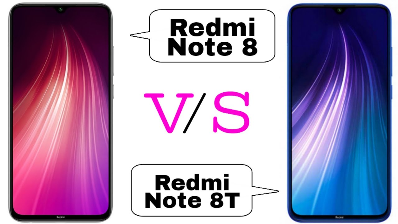 { Redmi Note 8T vs Redmi Note 8 } | Redmi Note 8 vs Redmi Note 8T Phone ...