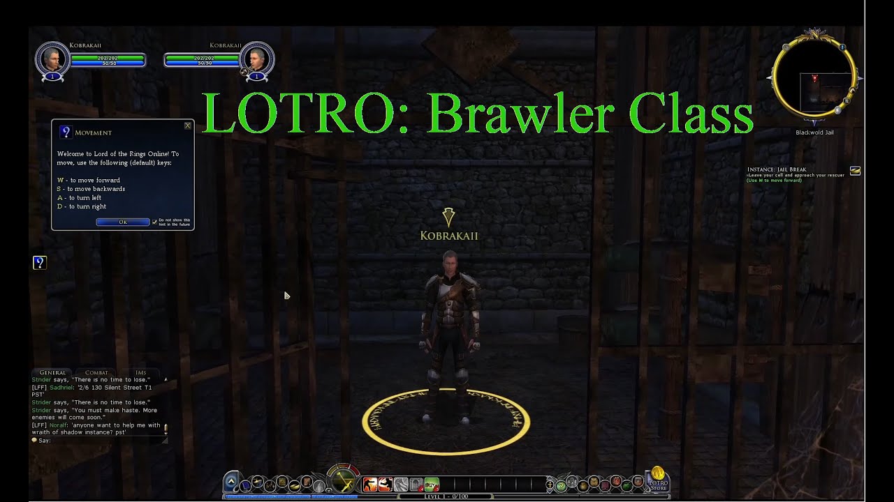 Kevin Plays LOTRO: Brawler / Race of Man Prologue Part 3: Guest ...