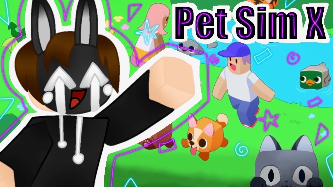 First time playing Pet Sim X on Roblox! :) - YouTube