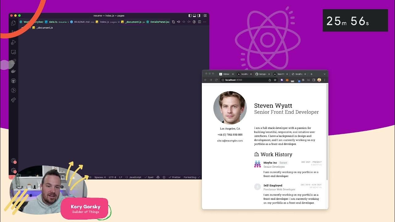 Building a Resume using React / Tailwind: Part 3 - YouTube