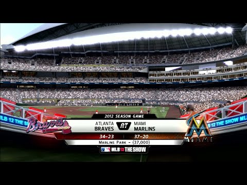 MLB 12: The Show (Miami Marlins Season) Game #58 - ATL @ MIA