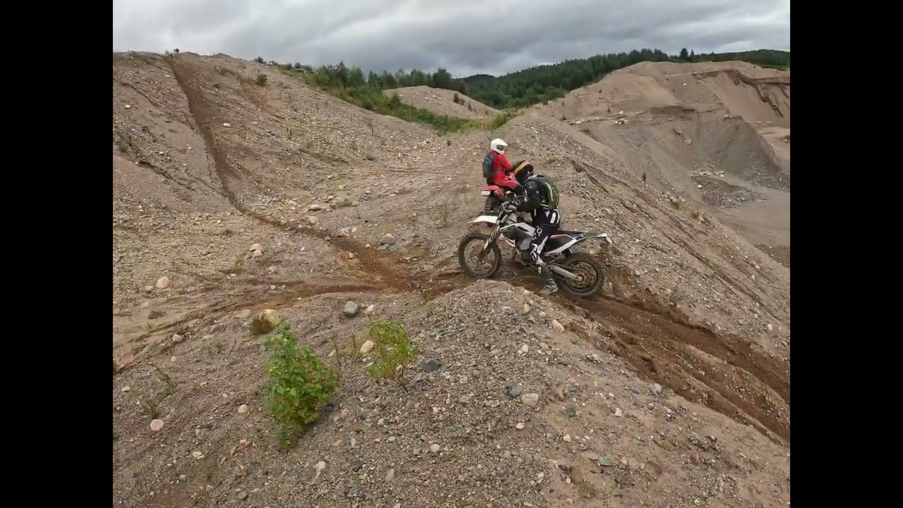 Mike climbing with the TE150 2019 - YouTube