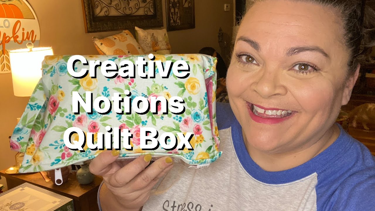 Creative Notions Quilt Box August 2022 - YouTube