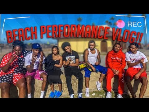 BEACH PERFORMANCES VLOG WITH THE FAMILY