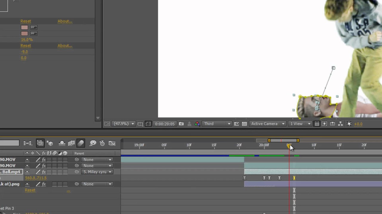 Adobe After Effects: Keyframe animations basic fix - YouTube