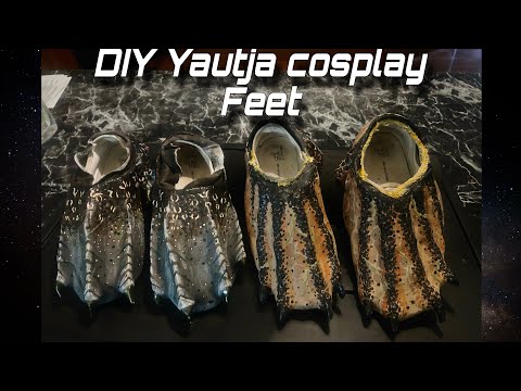 How to make Cosplay Predator feet 