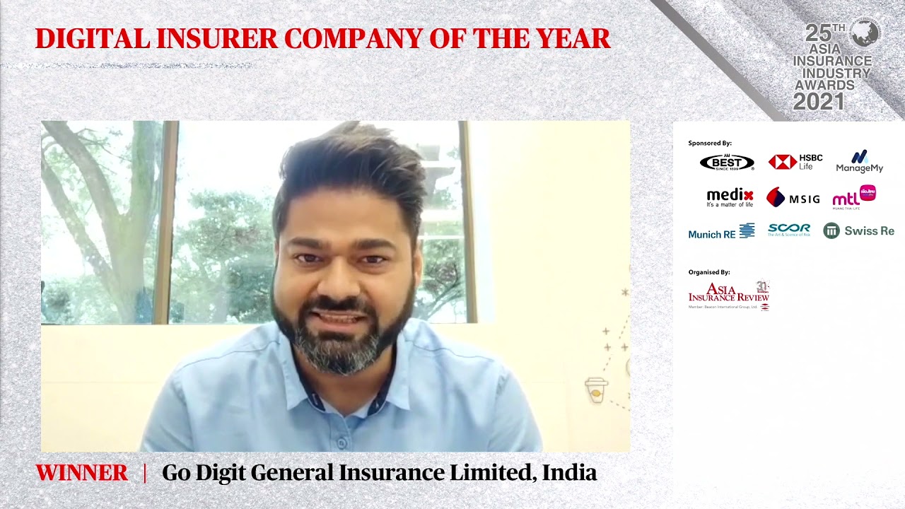 Digital Insurer of the Year - Go Digit General Insurance Limited - YouTube