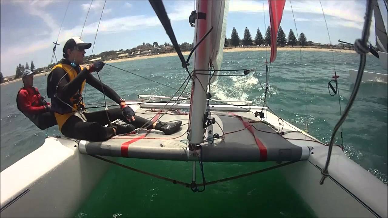 Taipan 5.7 Sailing at Victor Harbor, Janurary 2016 (HD) - YouTube