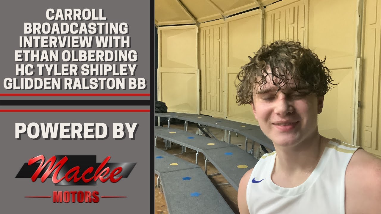 Jeff Blankman talks with Ethan Olberding and HC Tyler Shipley of ...