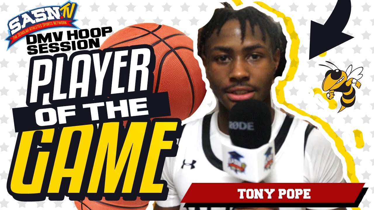 DMV Hoop Session Interviews Gwynn Park's Tony Pope - YouTube
