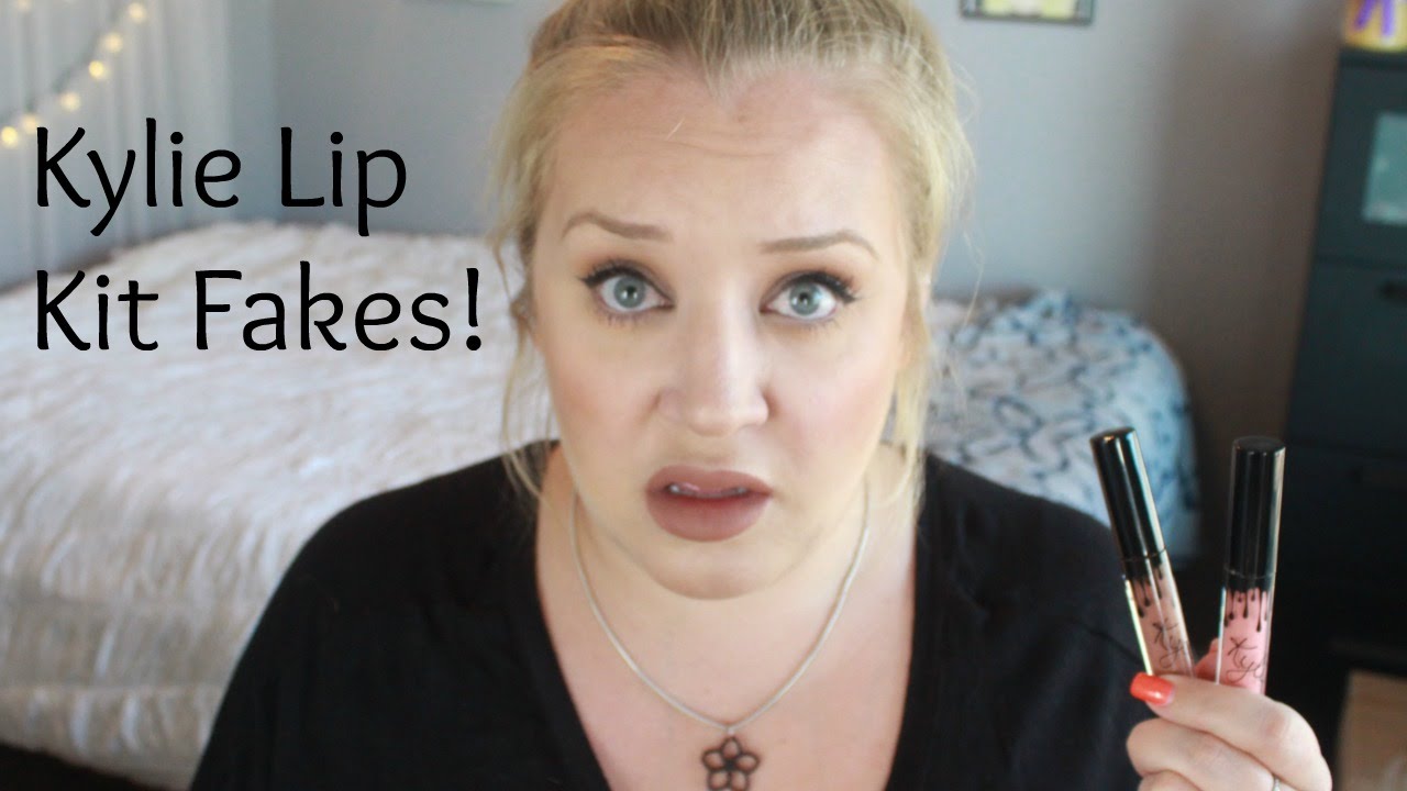 Real vs Fake ♡ Kylie Cosmetics Lip Kit In Dolce K ♡ How To Spot ...