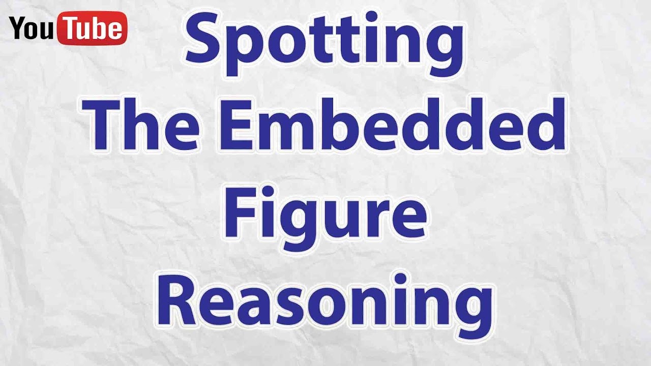 Spotting Embedded Figure : Reasoning | SSC CGL | UPSC | Others Exams ...