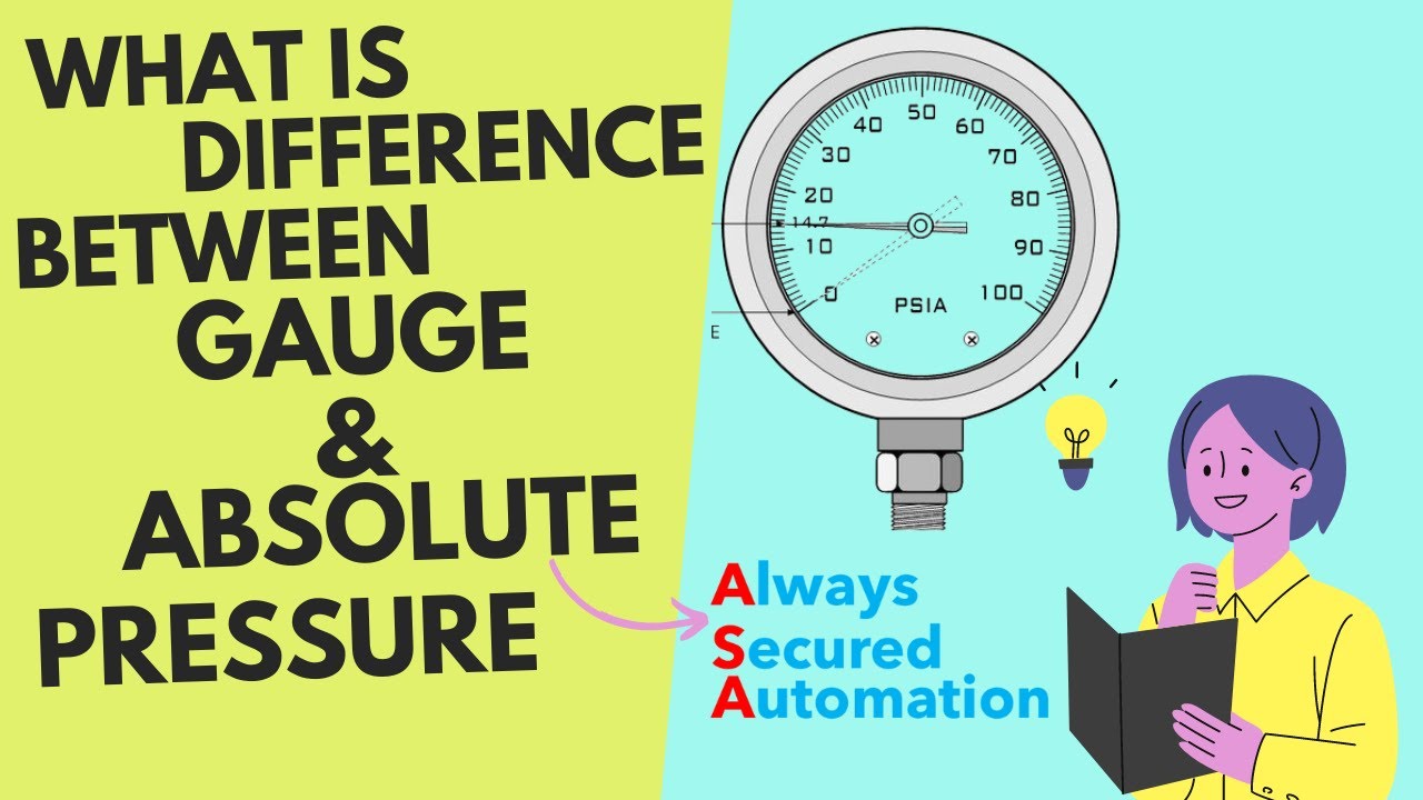 What is the Difference Between Gauge and Absolute Pressure - YouTube