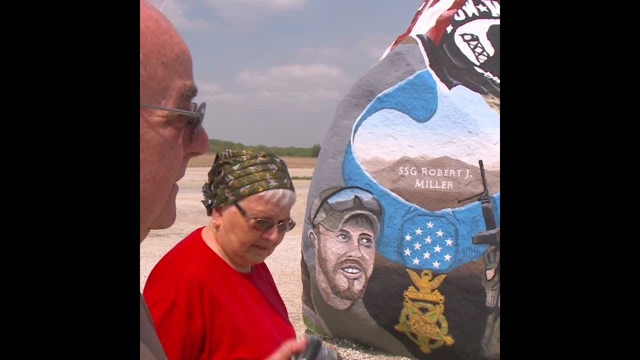 Iowa's Freedom Rock brings out emotions - YouTube