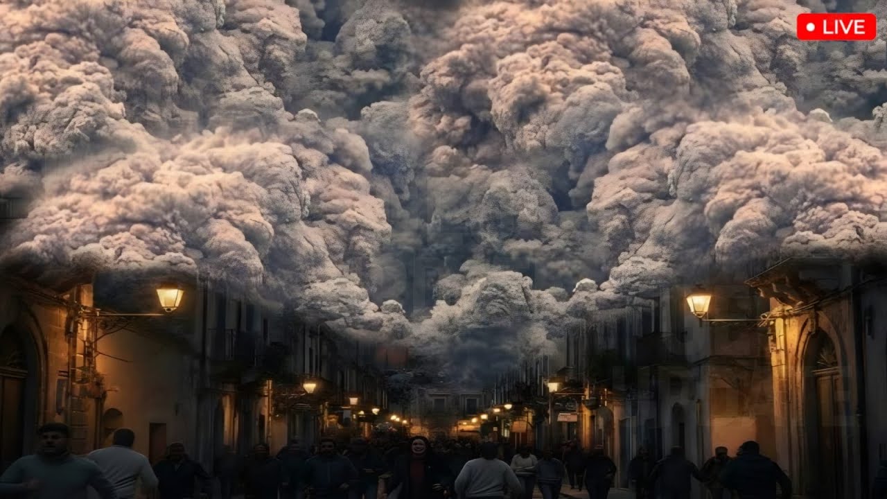 Terrifying: Alert Status! Mount Etna Strikes Again, Raining Volcanic ...
