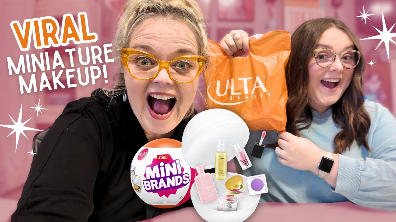 VIRAL Mini Make-Up Ulta Mini Brands Mother/Daughter Unboxing! - YouTube