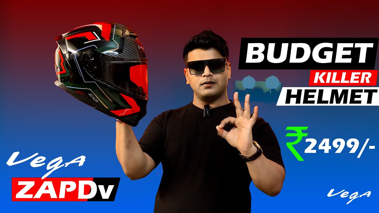 New Vega Zap DV😍New Budget Killer Helmet Best Helmet Under 2500 ...