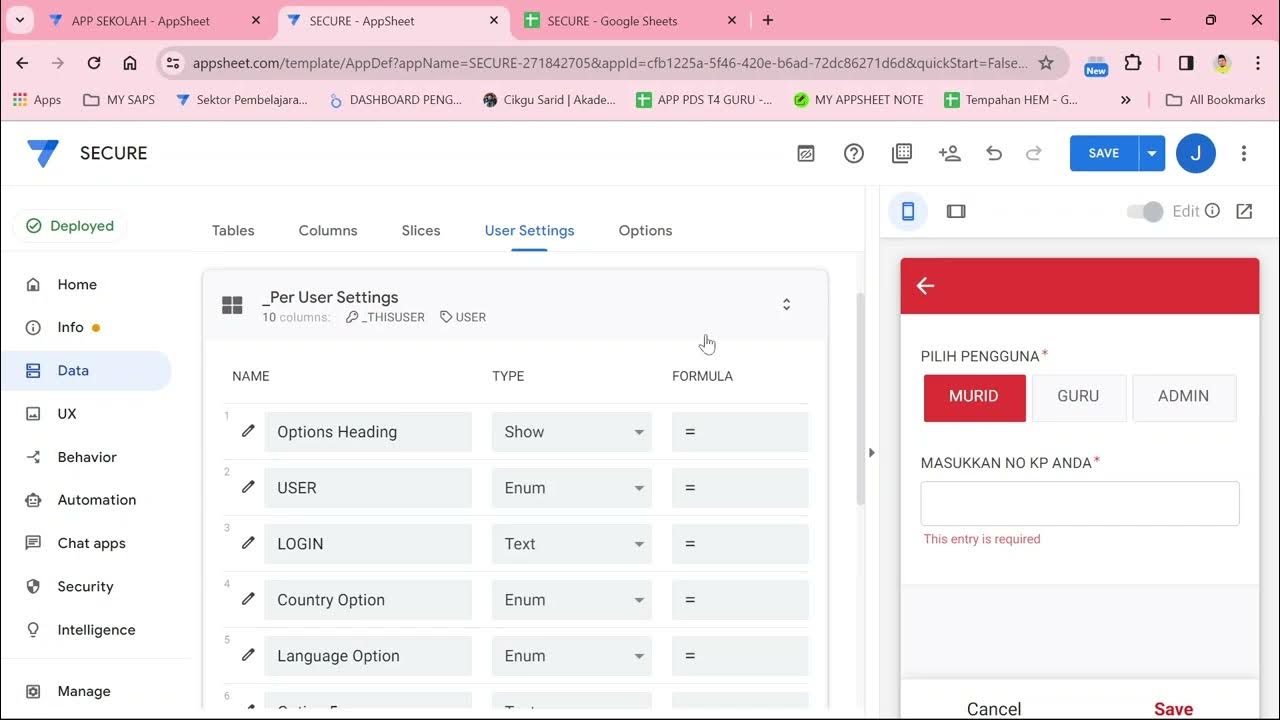 APPSHEET USE IF FOR DISPLAY - YouTube