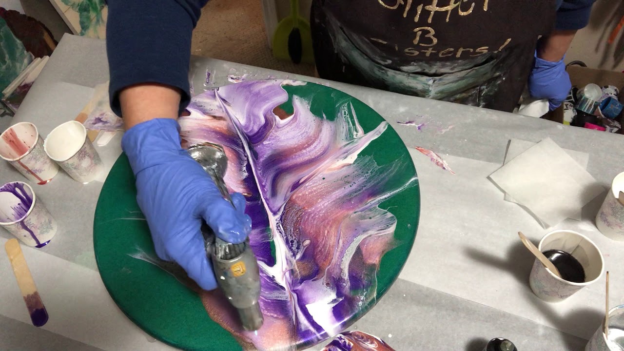 Resin Pigment Canada Tutorials inspired by Jotz Designs - YouTube