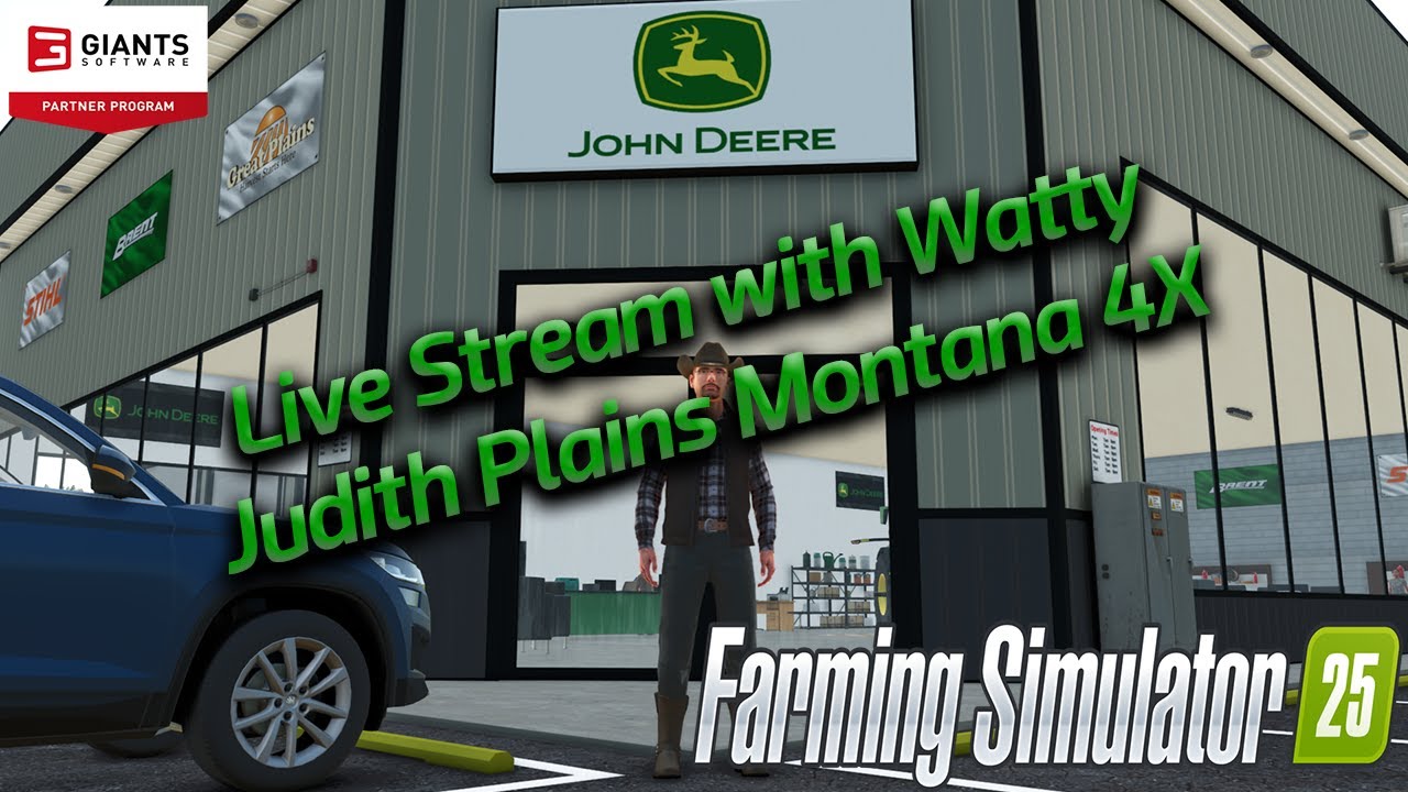 LIVE STREAM - LET'S DO SOME WORK ON JUDITH PLAINS MONTANA 4X - FARMING ...