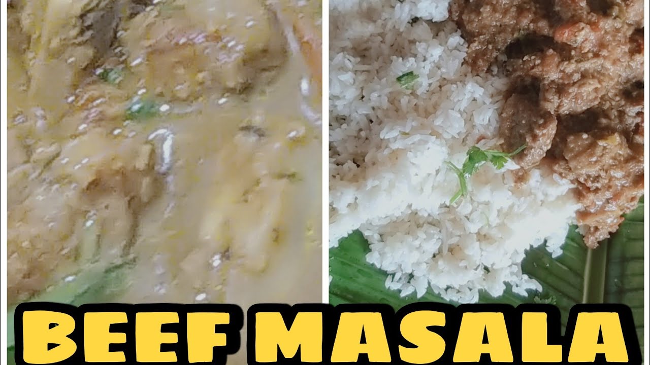 Beef masala | kerala style | palli curry | hasafs world - YouTube