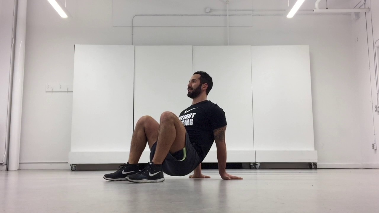 Animal Flow Static Crab + Contra-Lateral Limb Lifts - YouTube