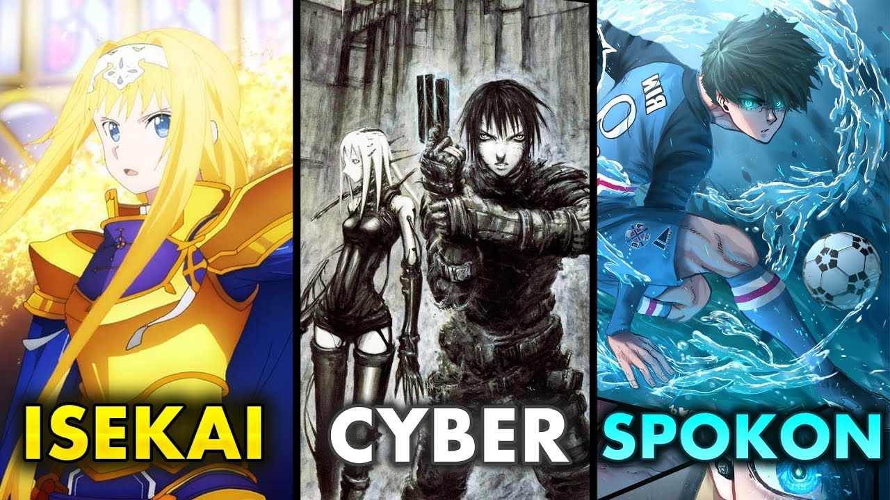 ¿CUÁLES son los GÉNEROS del ANIME y el MANGA? - YouTube