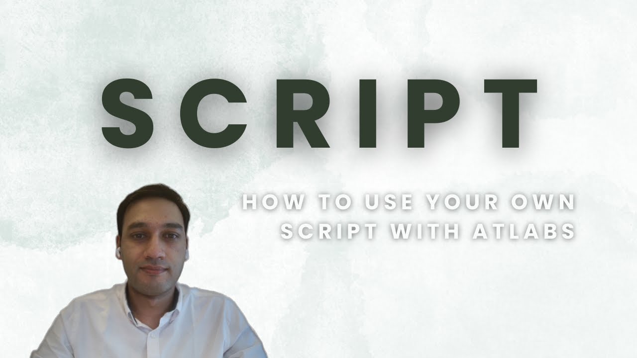 How to use my own video script with Atlabs AI? - YouTube