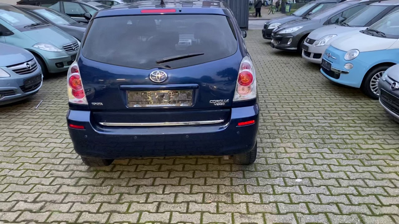 Toyota Corolla Verso 1.8 Luna,Navi,PDC v,h.7 SITZER - YouTube