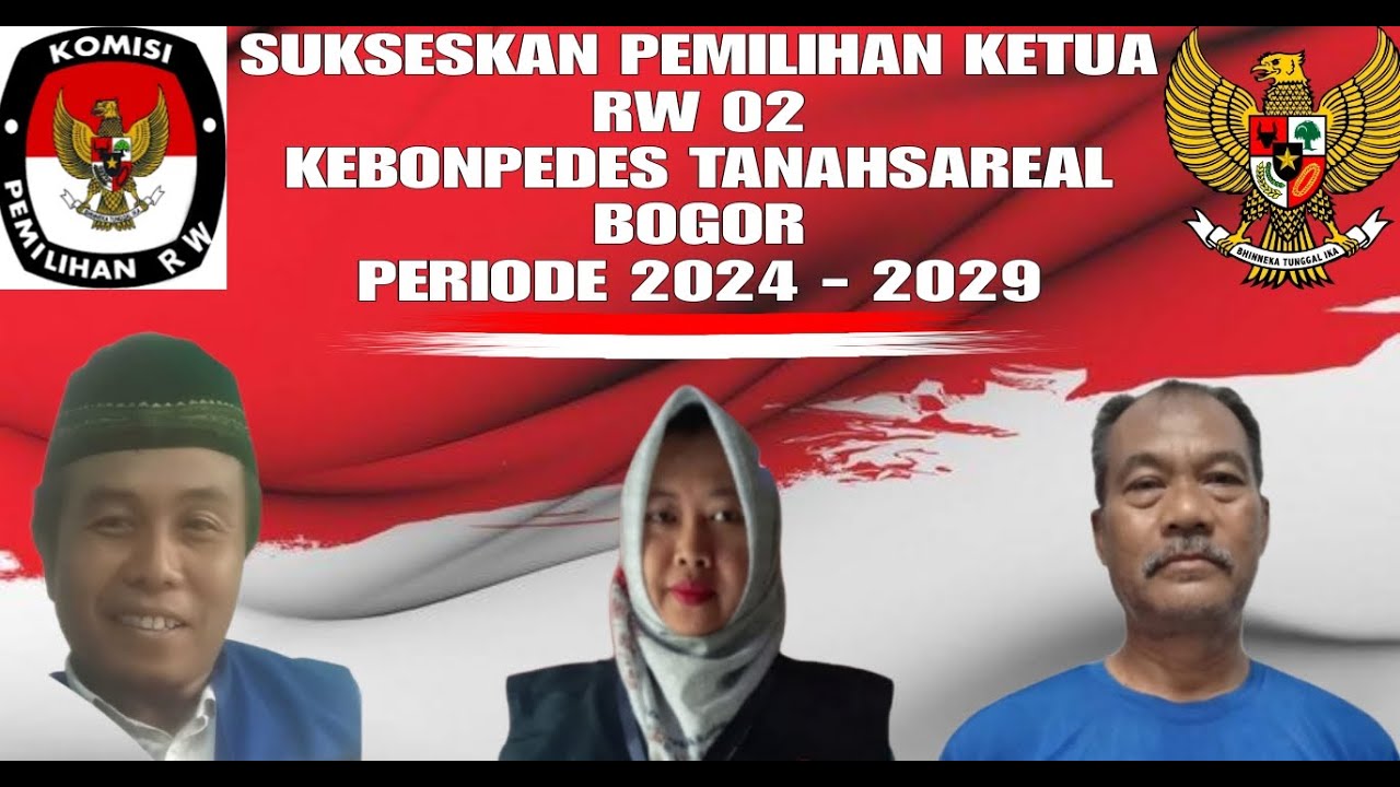 Pemilihan RW 02 KebonPedes TanahSareal Bogor - YouTube