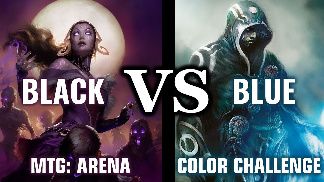 MTG: Arena Color Challenge - Black VS Blue - YouTube