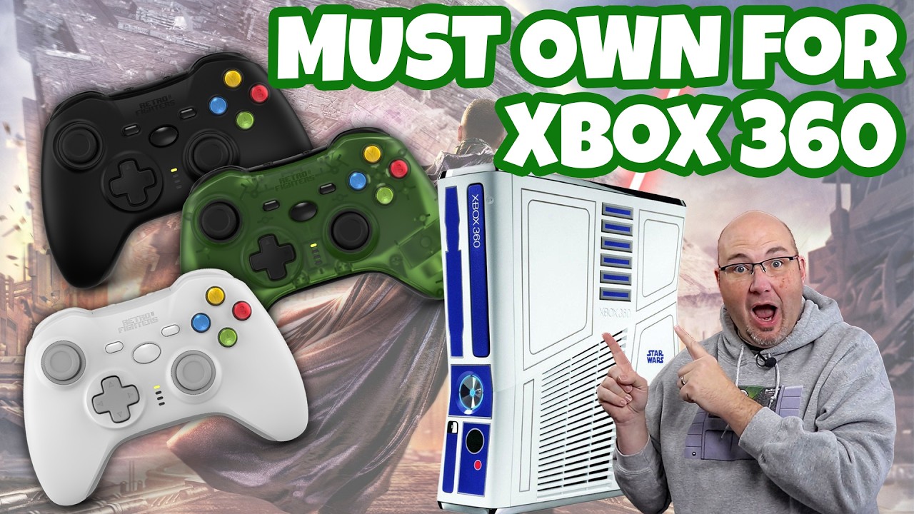 The BEST Xbox 360 Controller? Retro Fighters Hunter 360 Wireless Review ...